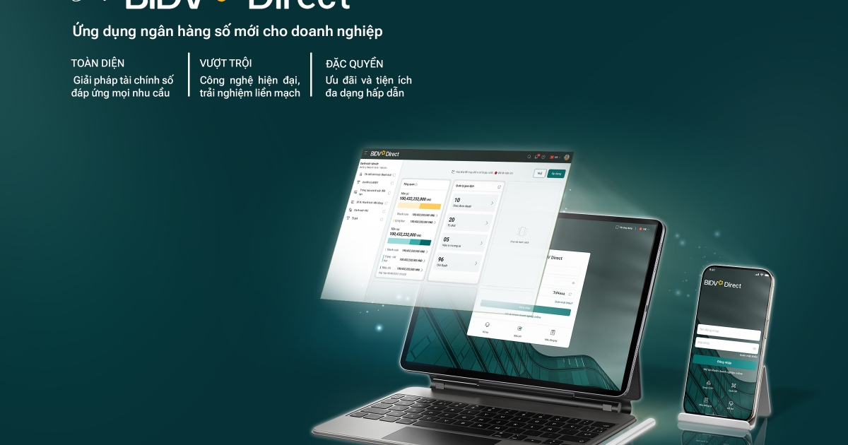 BIDV Direct - Ứng dụng số hữu ích dành cho khách hàng tổ chức - VnEconomy