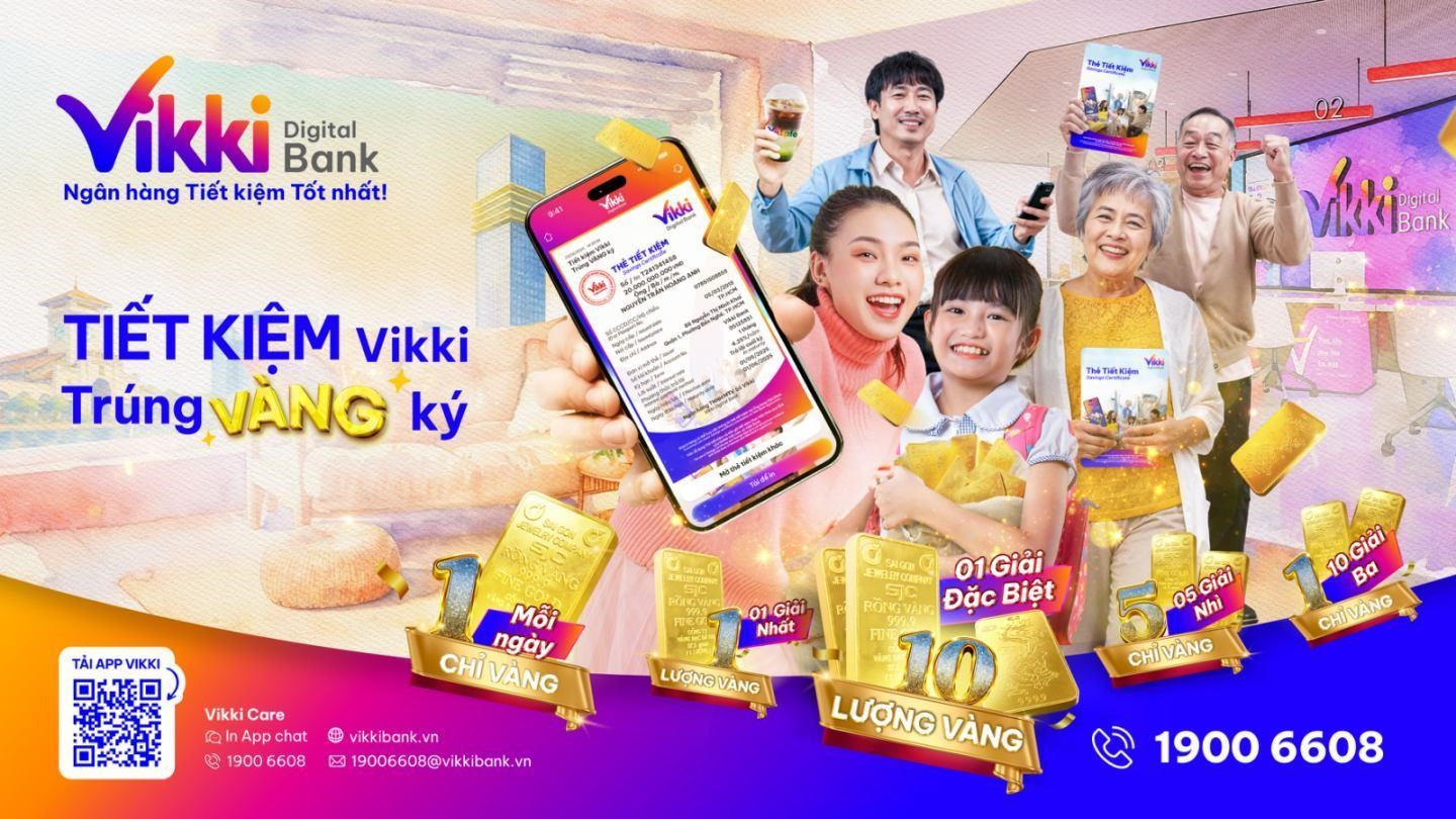 Vikki Bank khởi động chương trình tiết kiệm trúng vàng hấp dẫn - VnEconomy