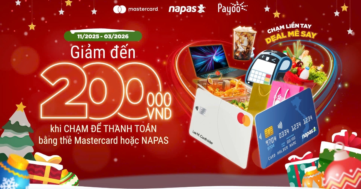 NAPAS, Mastercard, Payoo khuyến mại thanh toán không tiếp xúc - VnEconomy