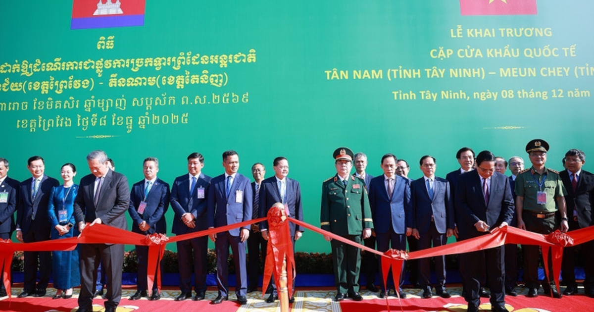 One more border gate pair between Vietnam and Cambodia inaugurated ...