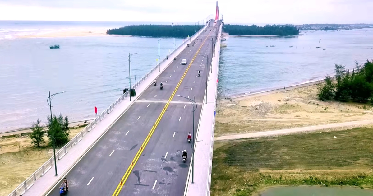 Thuan An sea-crossing bridge in Hue opens to traffic - VnEconomy
