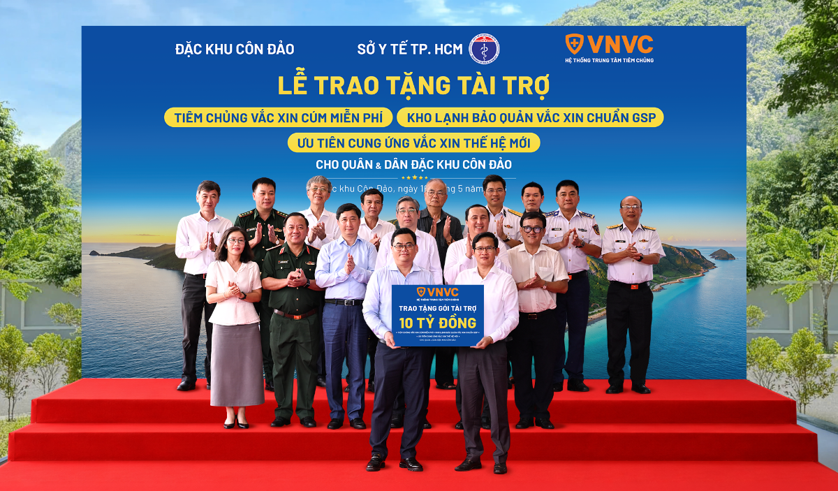 VNVC hỗ trợ Côn Đảo gói y tế 10 tỷ đồng cho tiêm chủng - VnEconomy